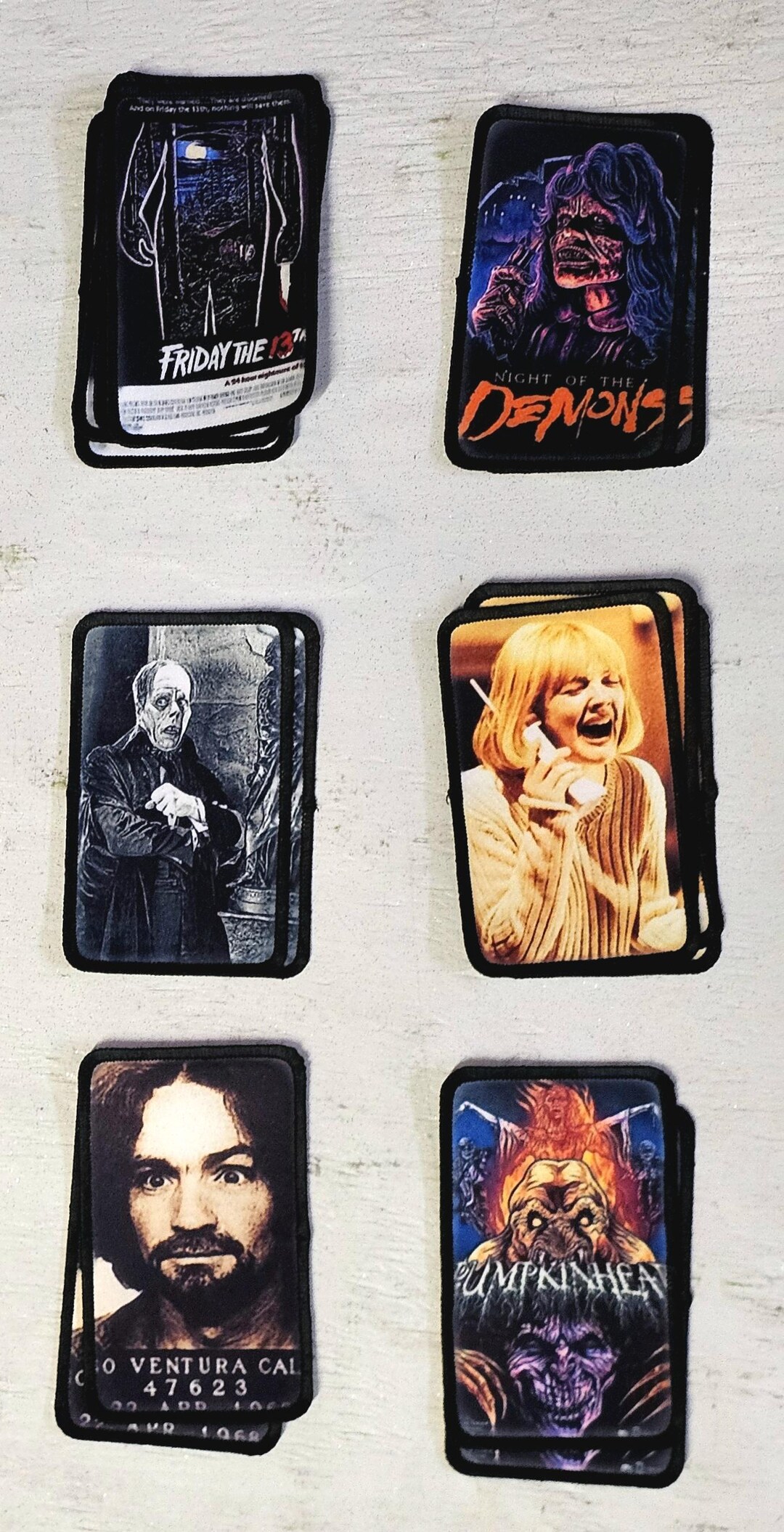 Scary Movie Patch, Horror, Creepy, Patch, Decoration, Flair, Iron On ...