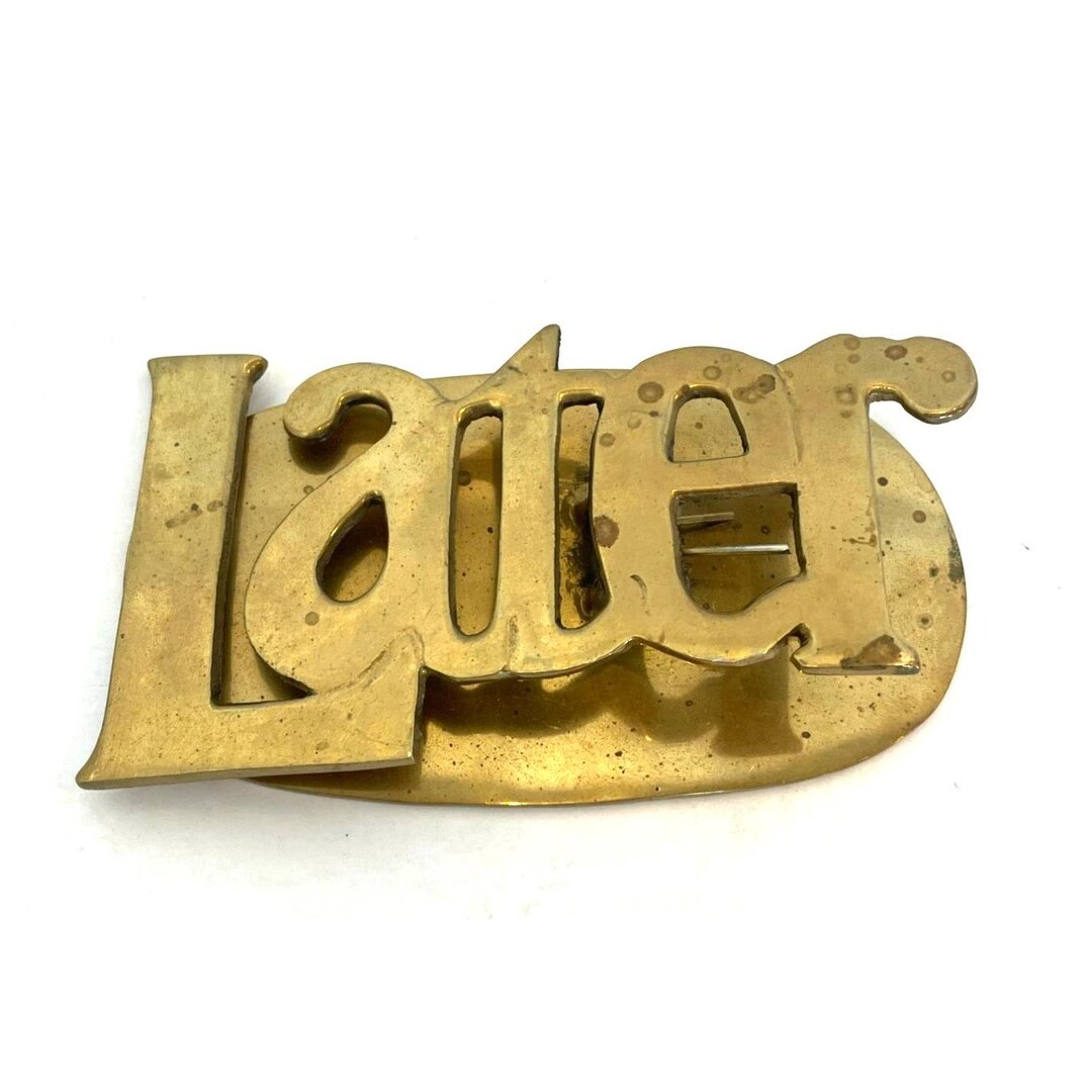 Vintage Brass "later" Letter Clip Paperweight Mid-century Modern MCM ...