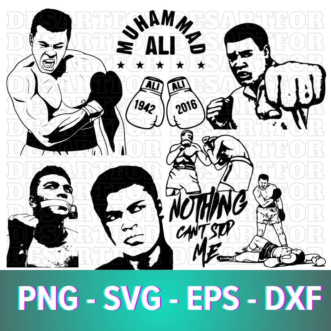 8 Muhammad Ali Svg, Muhammad Ali Png, Muhammad Ali Vector, Muhammad Ali ...
