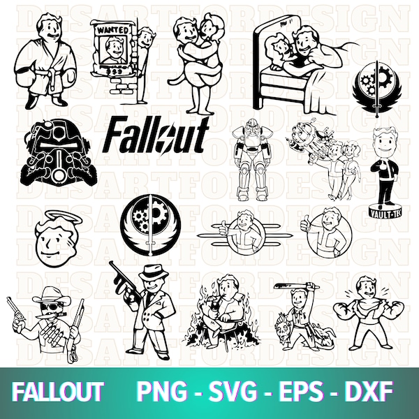Fallout Svg - Etsy
