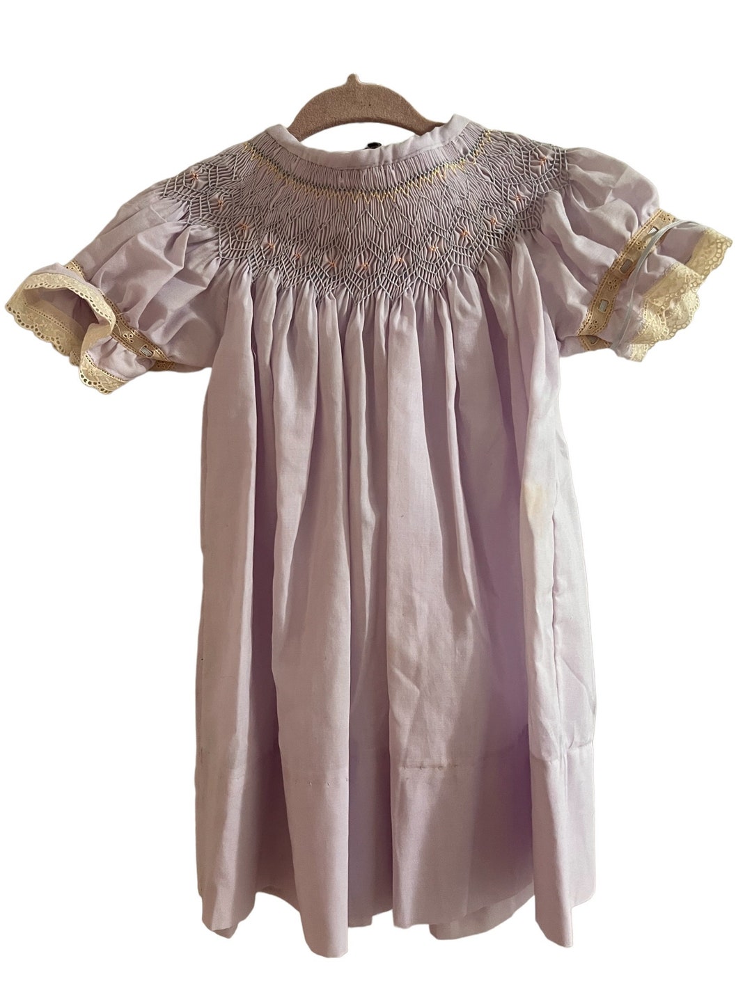Hand Smocked Girl's Dress - Etsy