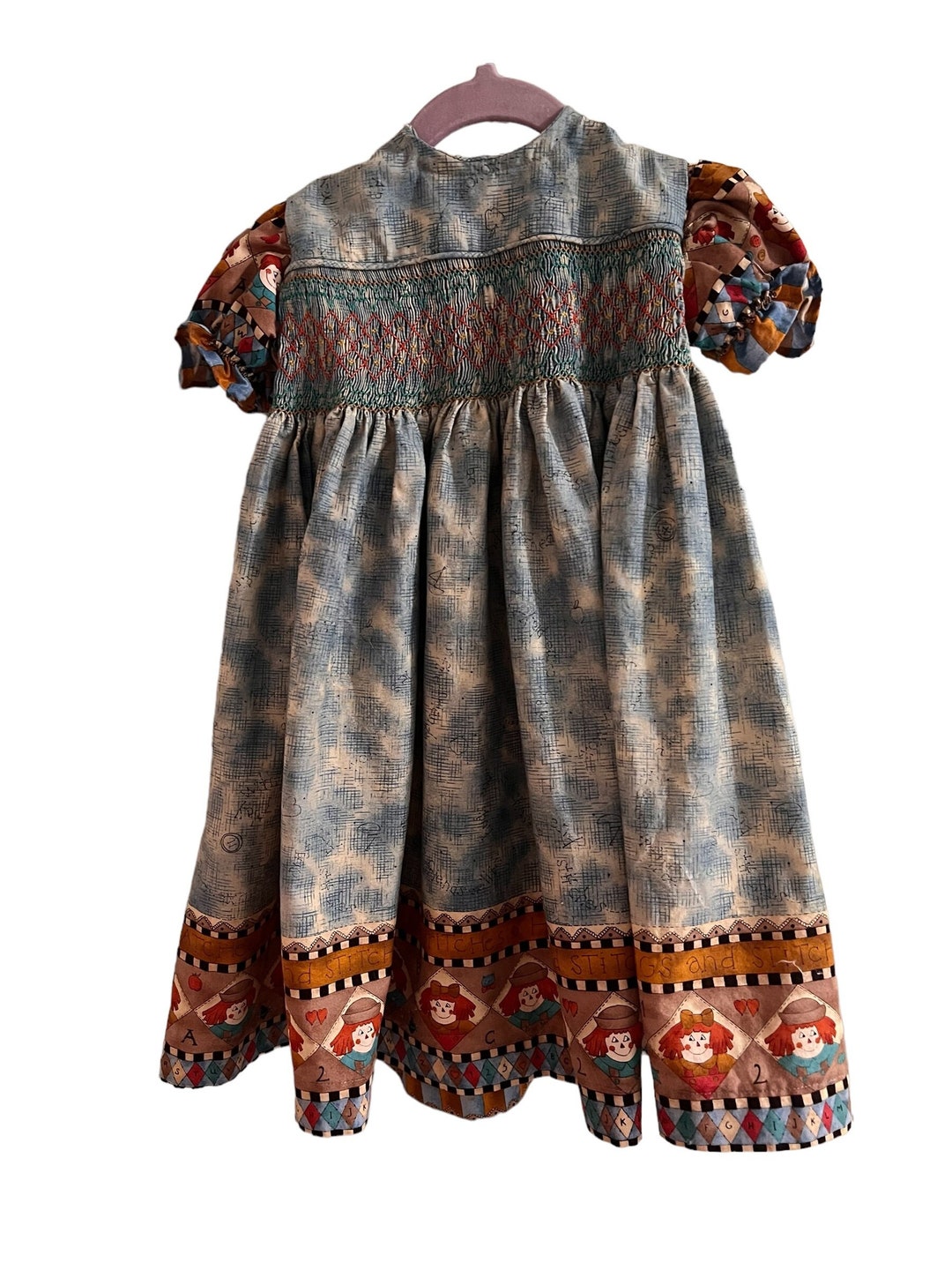 Smocked Ragedy Doll Dress - Etsy