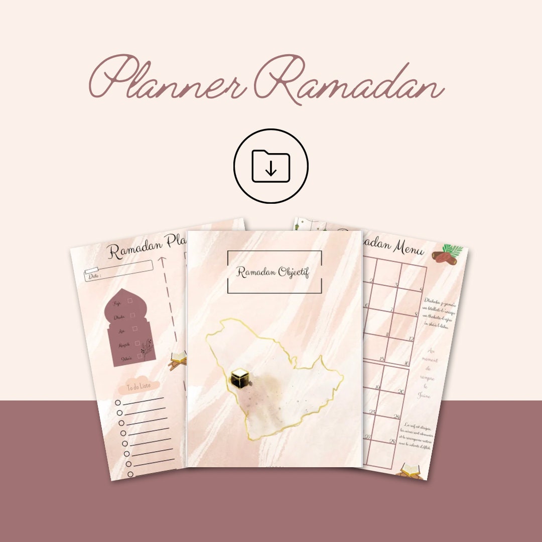 Ramadan Planner 2024, Ramadan Objective, Tracker, Digital - Etsy