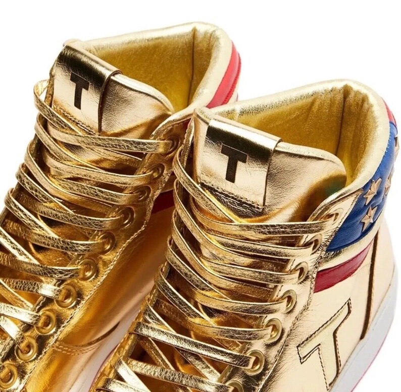 Size 11 US MEN , Trump Sneakers 1 in 1000 Made, High Top Donald J Trump ...