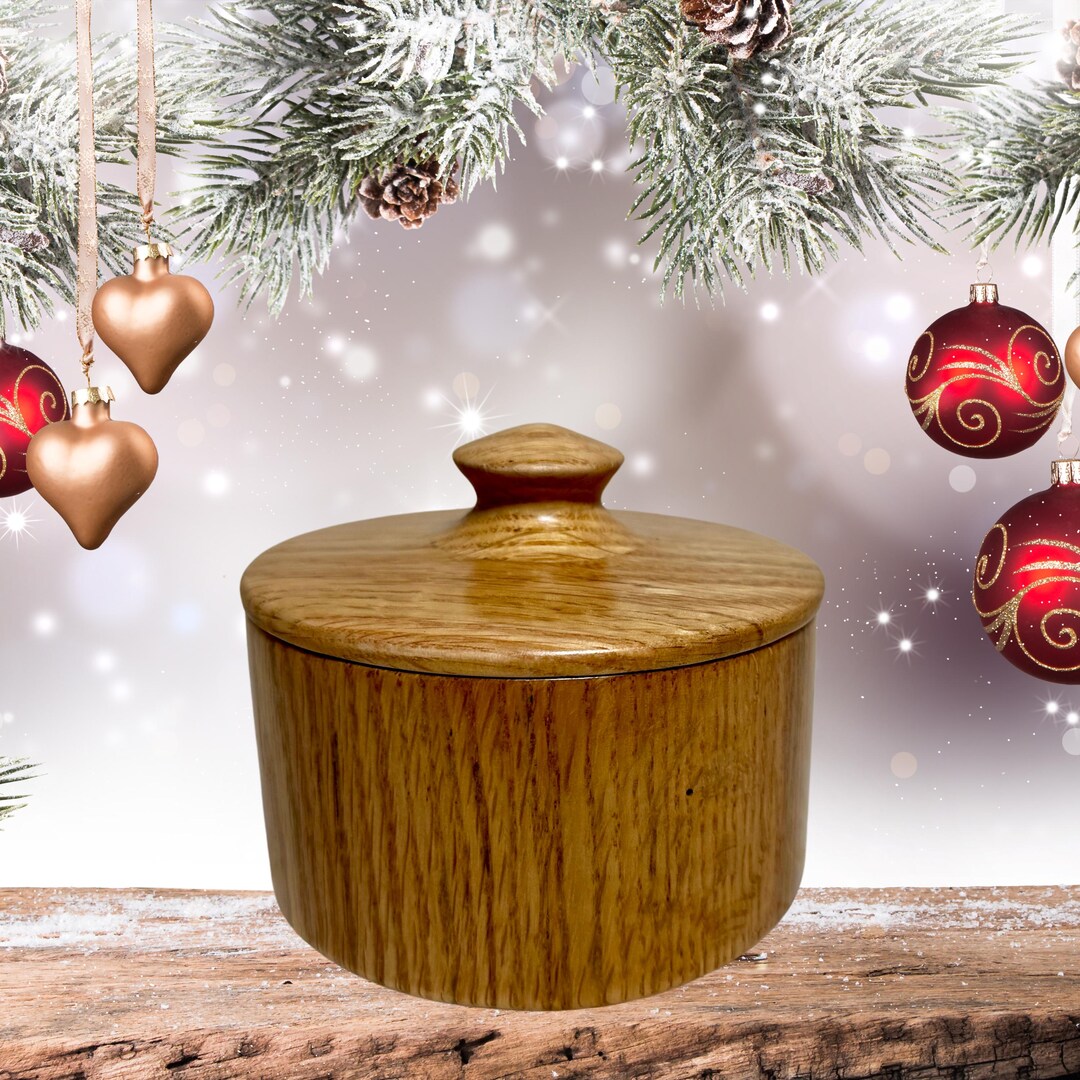 Handmade Wooden Trinket Box Rustic Jewelry Storage Unique Gift Natural ...