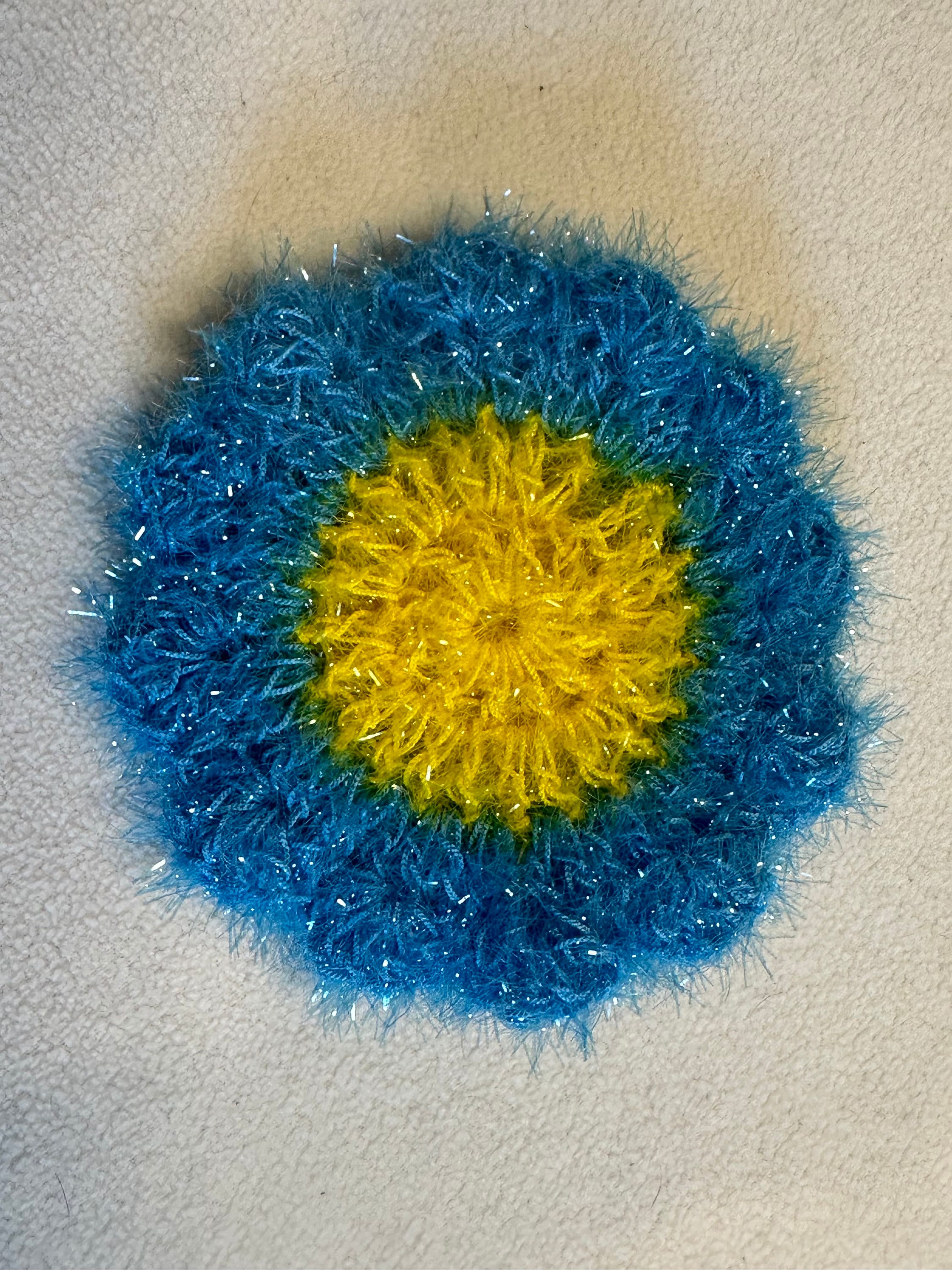 Handmade Flower Dish Scrubby Crochet Scrubby Handmade Scrubbies Choice ...