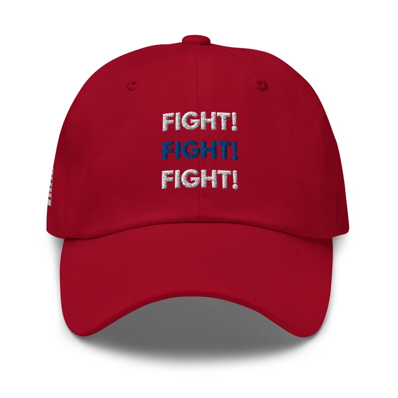 Fight! Fight! Fight! Cap Patriotic MAGA Hat Trump Inspired Cap American ...