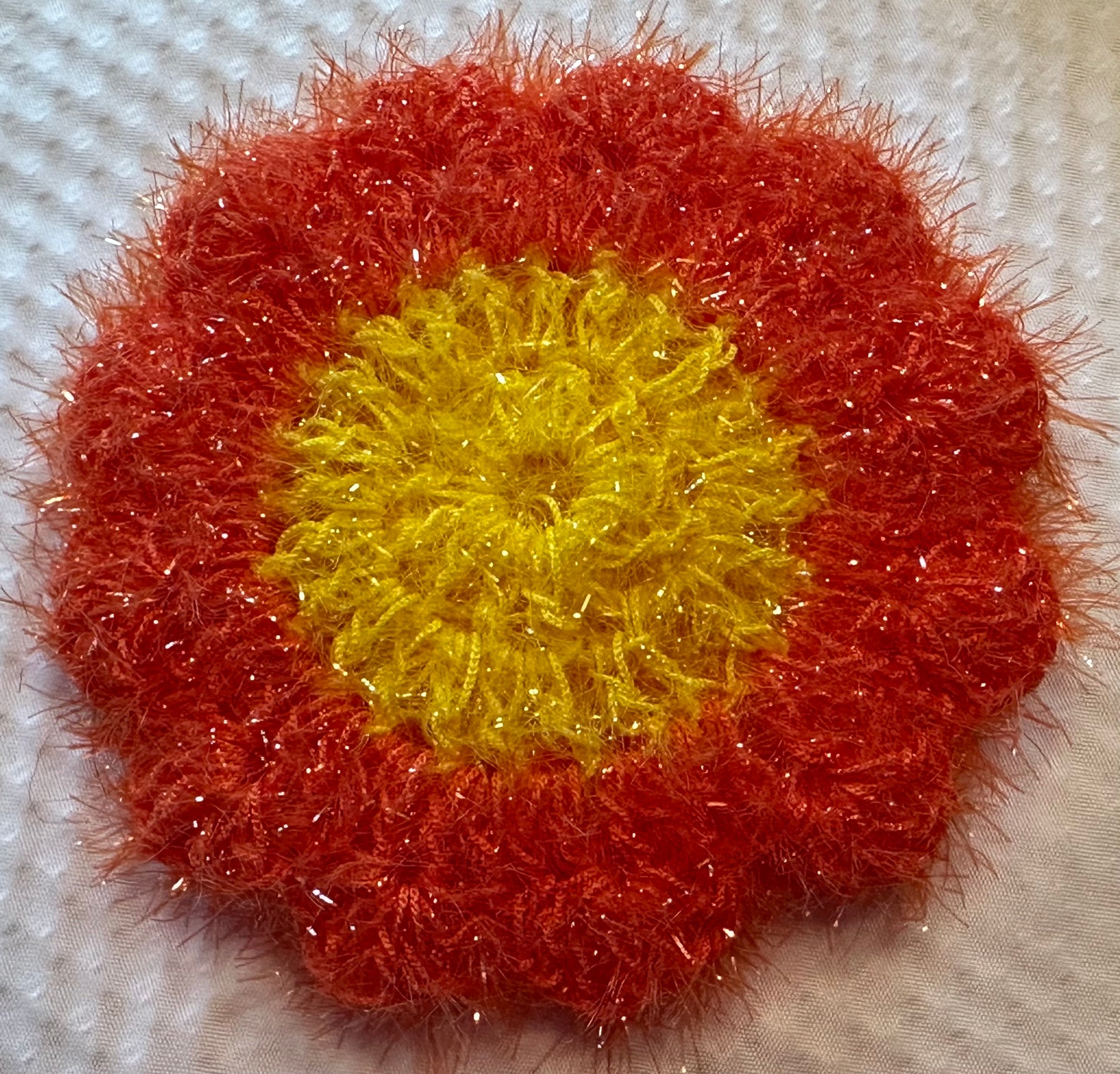 Crochet PATTERN Crochet Flower Scrubby Kitchen Scrubby Pattern Dish ...