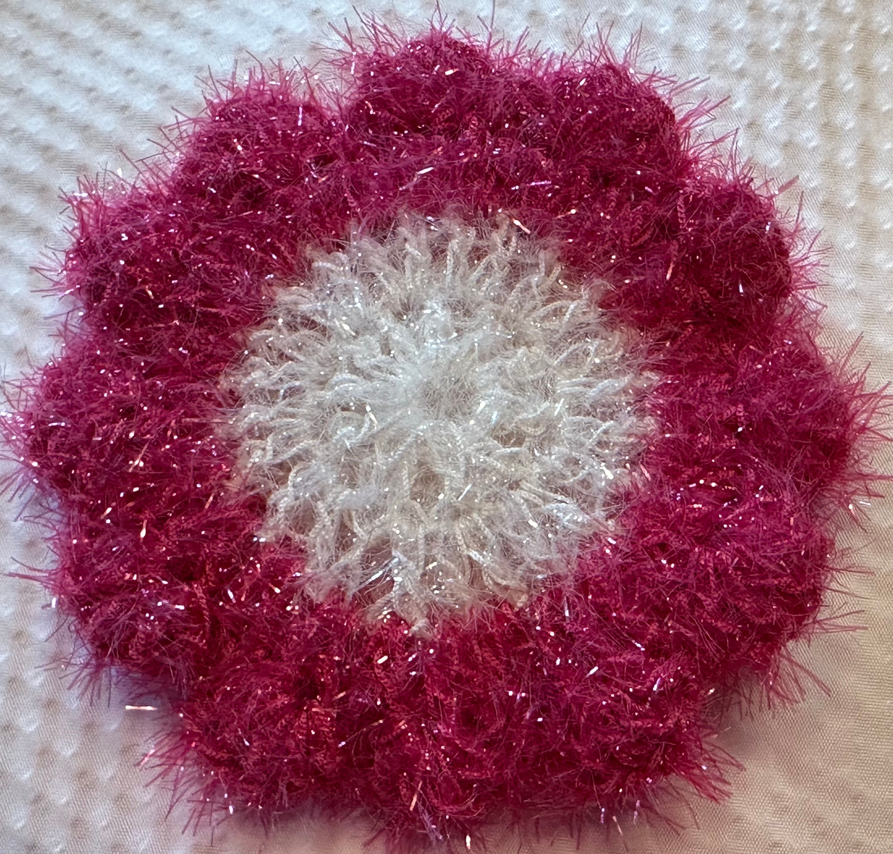 Crochet PATTERN Crochet Flower Scrubby Kitchen Scrubby Pattern Dish ...