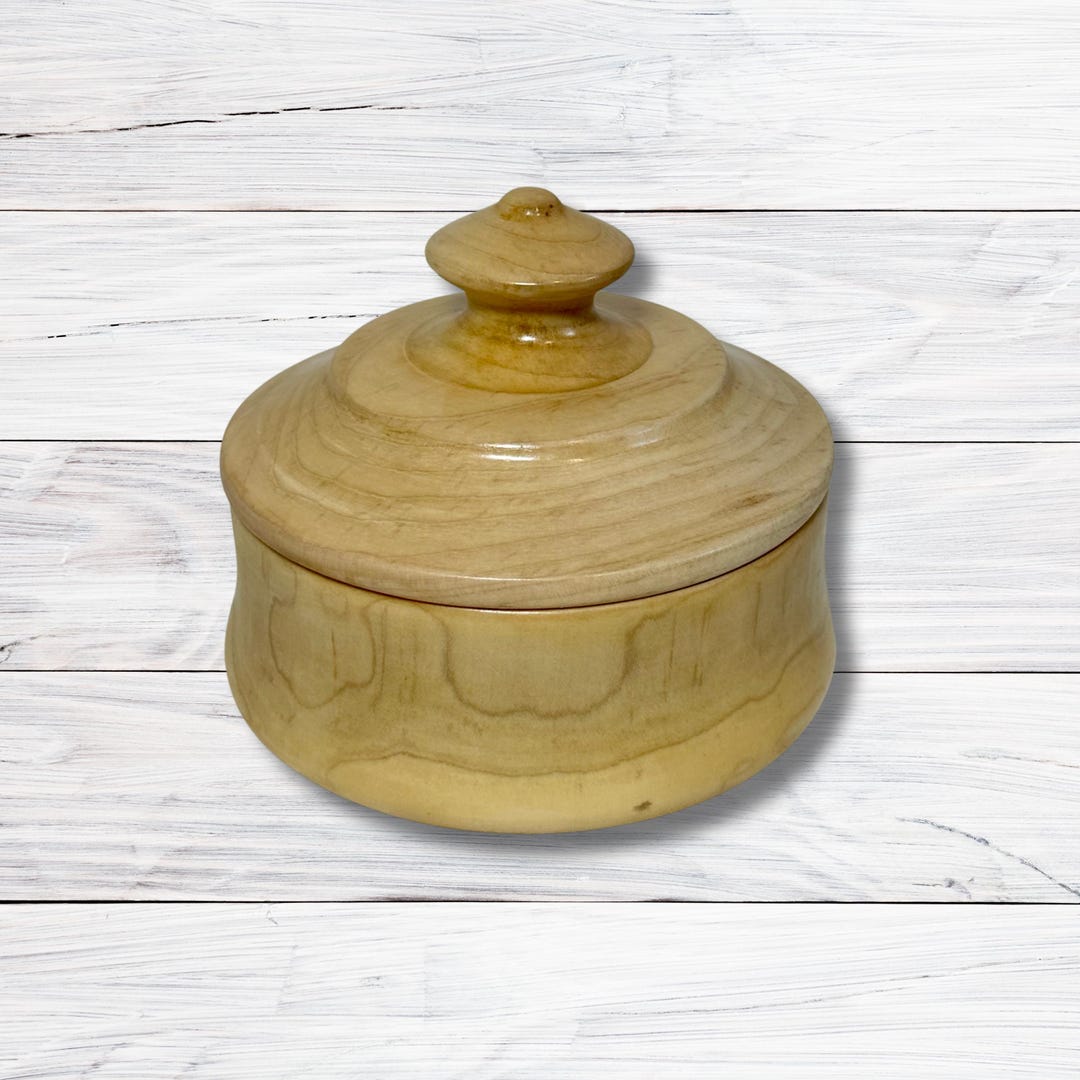 Handmade Wooden Trinket Box Rustic Jewelry Box Unique Gift Natural Wood ...