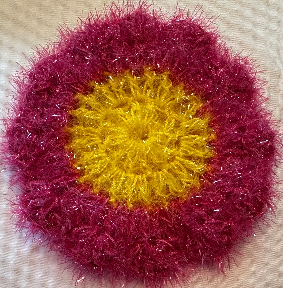 Crochet Flower Scrubby Pattern: Kitchen Dish Scrubbie (PDF) - Etsy