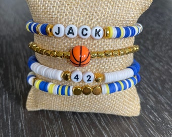 Personalized Sports Bracelets - Etsy