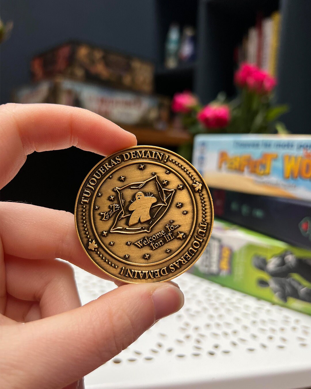 Decision Coin for Board Game Player Decision Coin Heads or Tails Stop ...