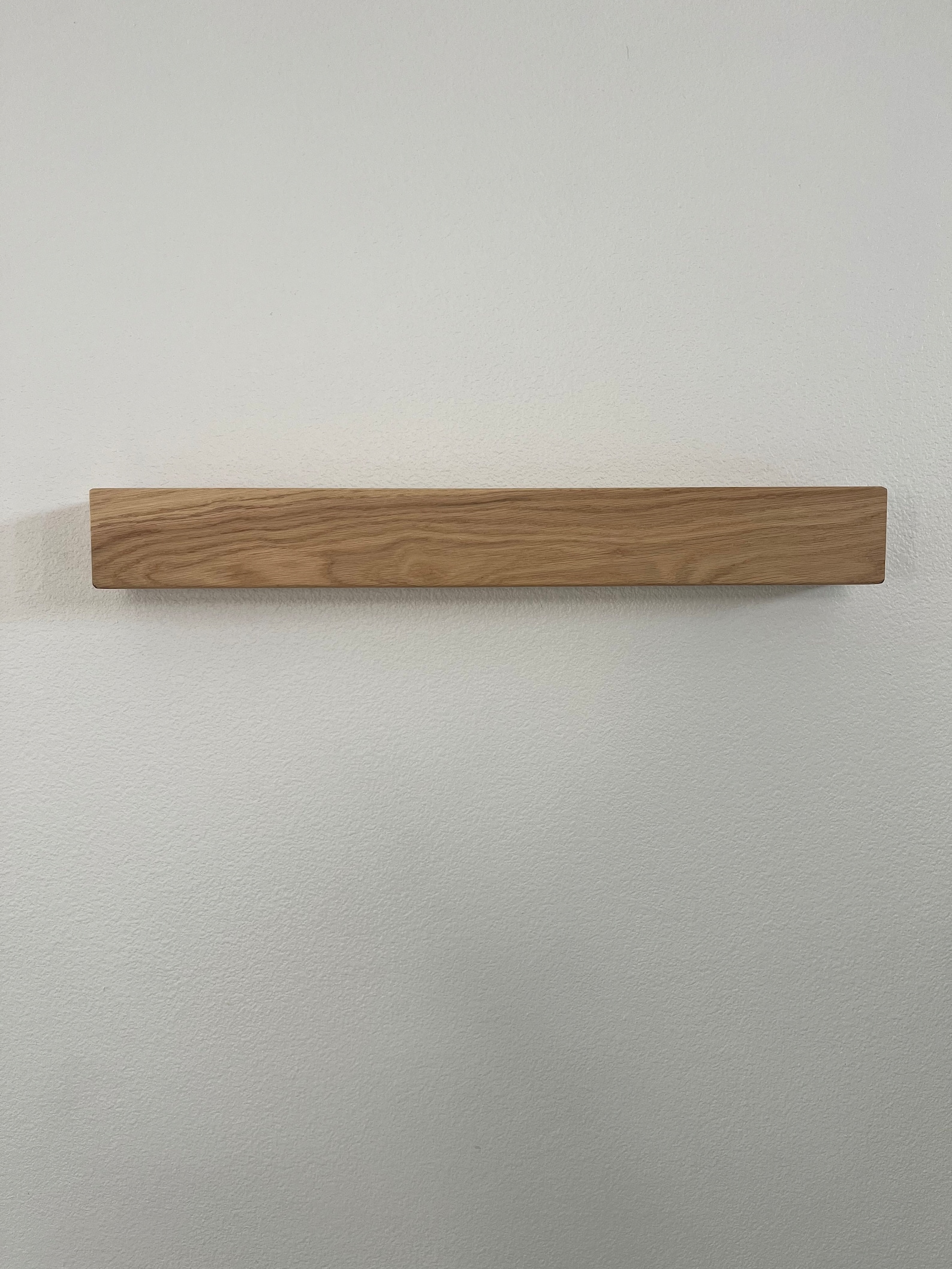White Oak Picture Ledge Floating Shelf, Walnut Display Shelf, Walnut ...