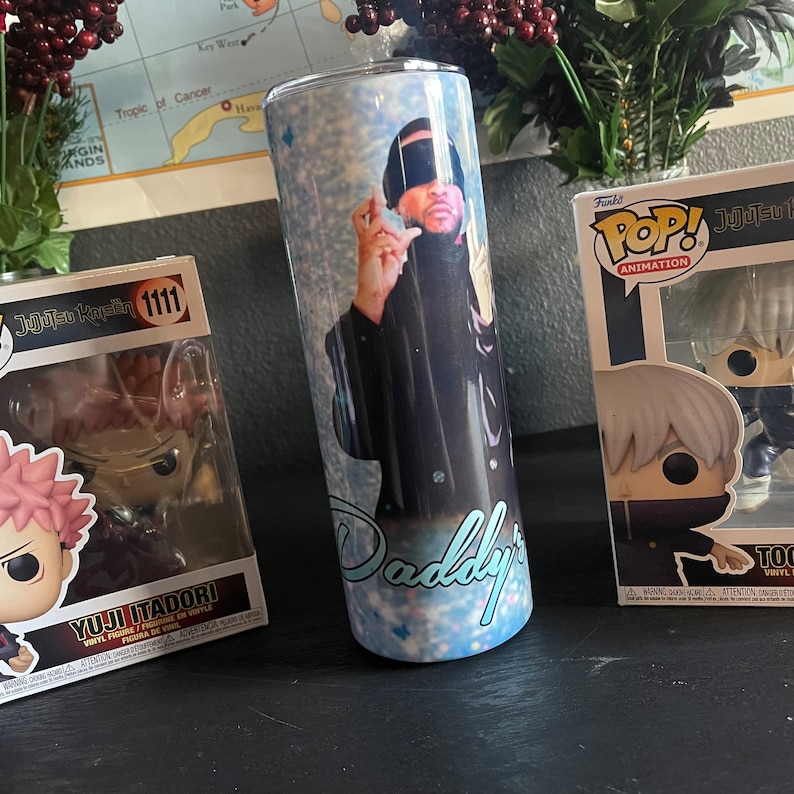 Gojo Satoru Ft USHER Daddys Home Tumbler - Etsy