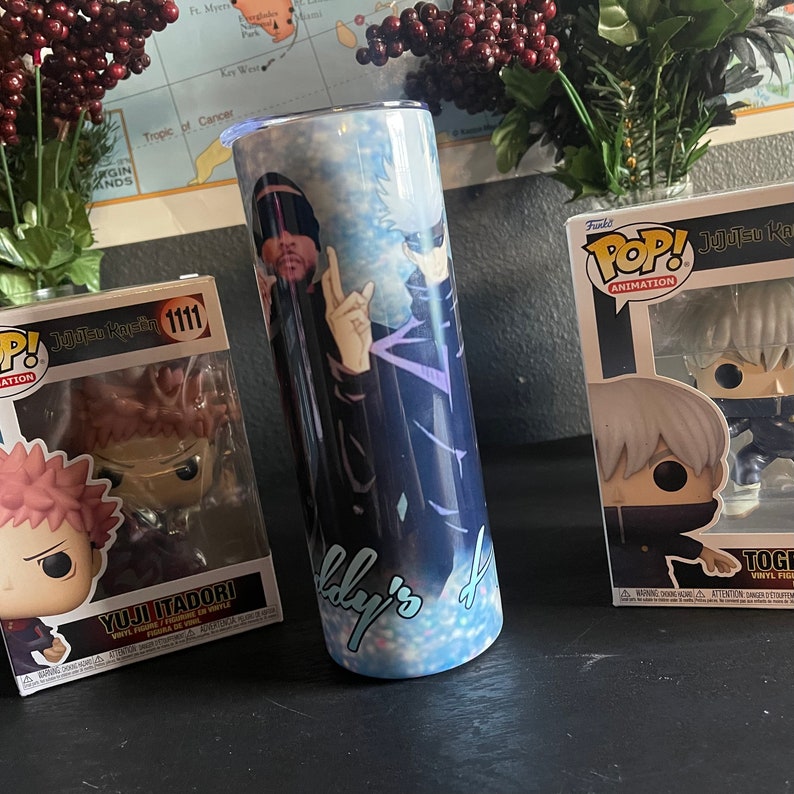 Gojo Satoru Ft USHER Daddys Home Tumbler - Etsy