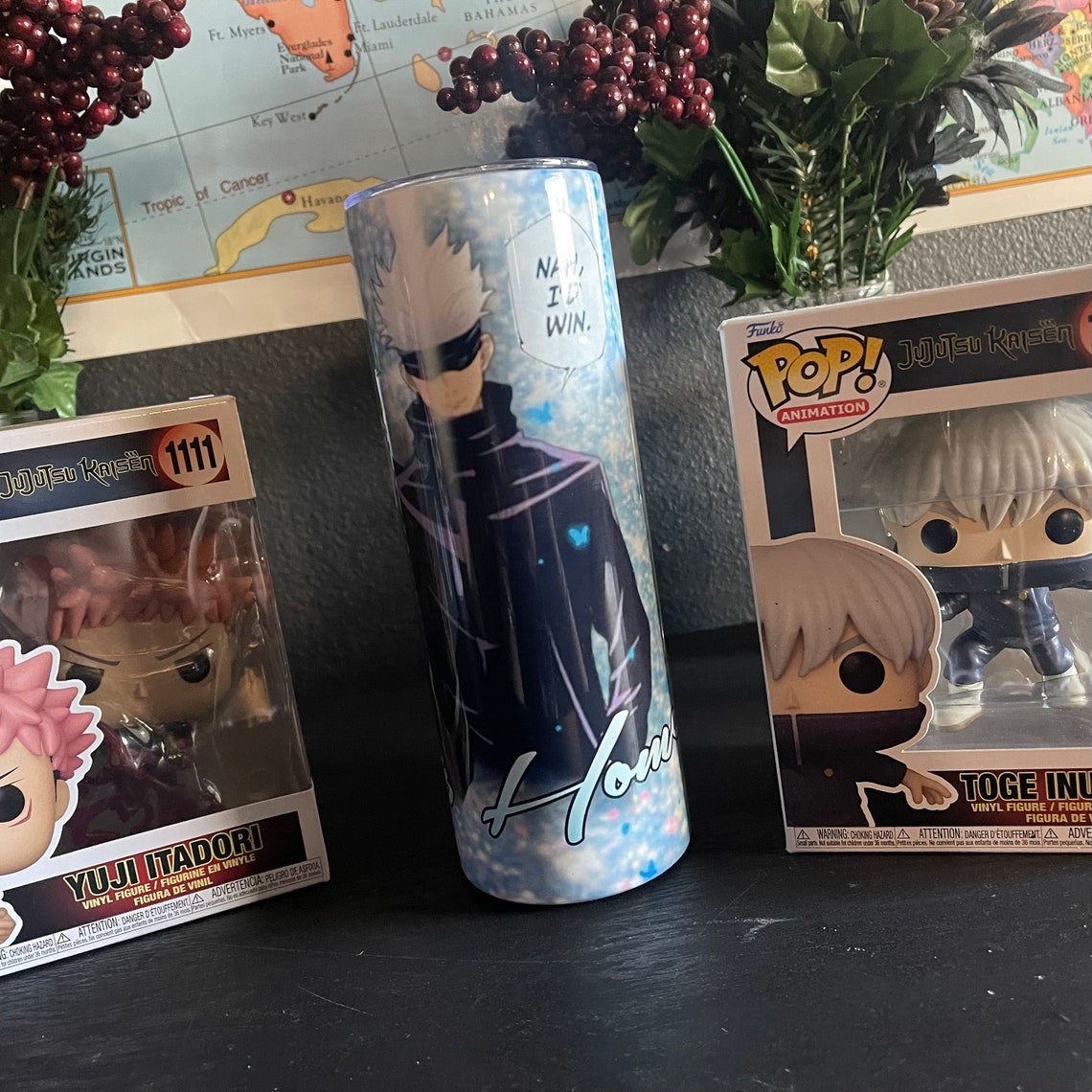 Gojo Satoru Ft USHER Daddys Home Tumbler - Etsy