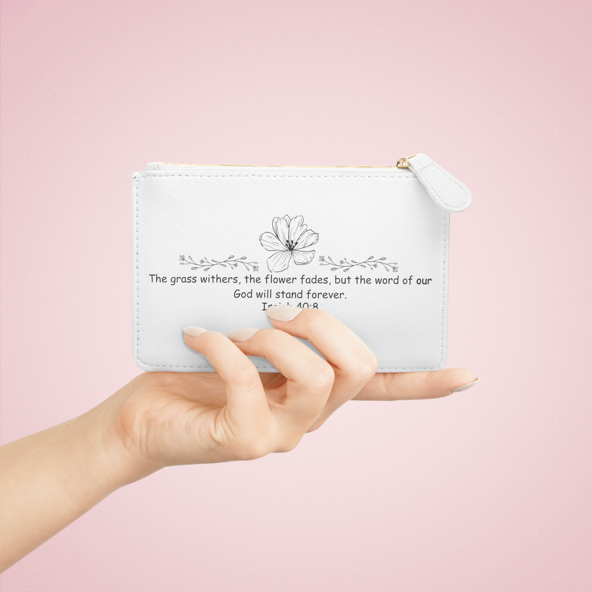 Mini Clutch Bag Bible Verse - Etsy