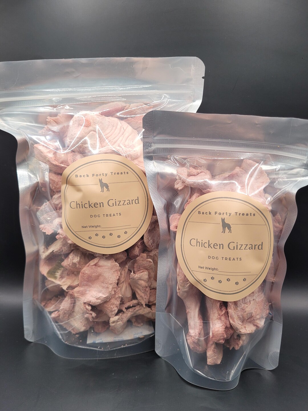 Freeze Dried Raw Chicken Gizzard Dog Treats - Etsy
