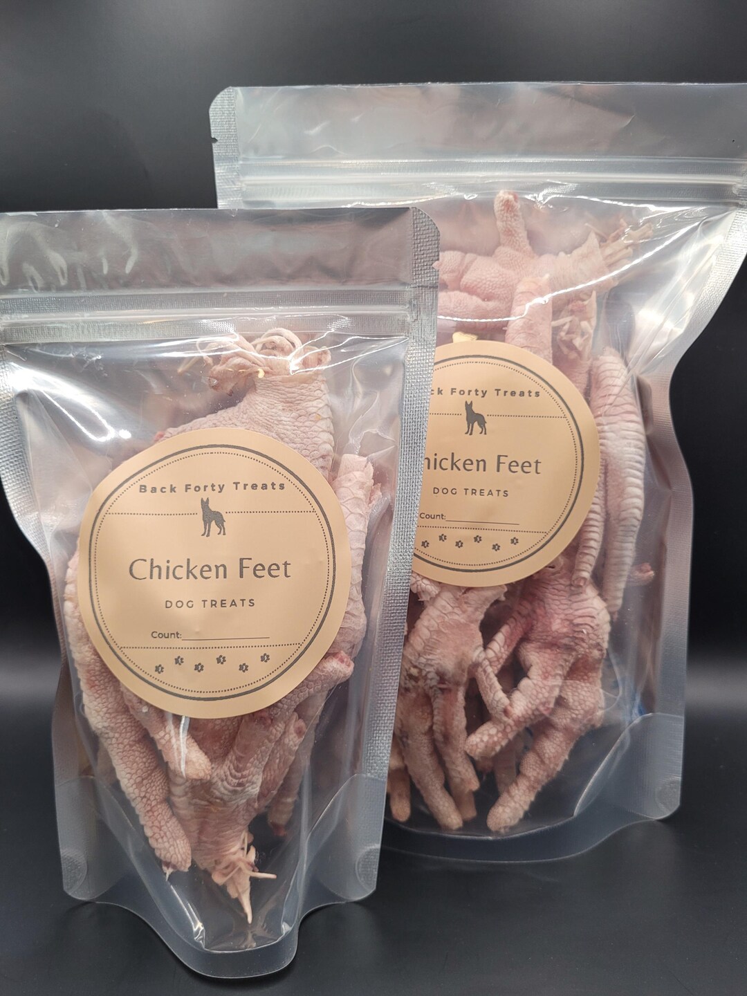 Freeze Dried Raw Chicken Feet Dog Treats - Etsy