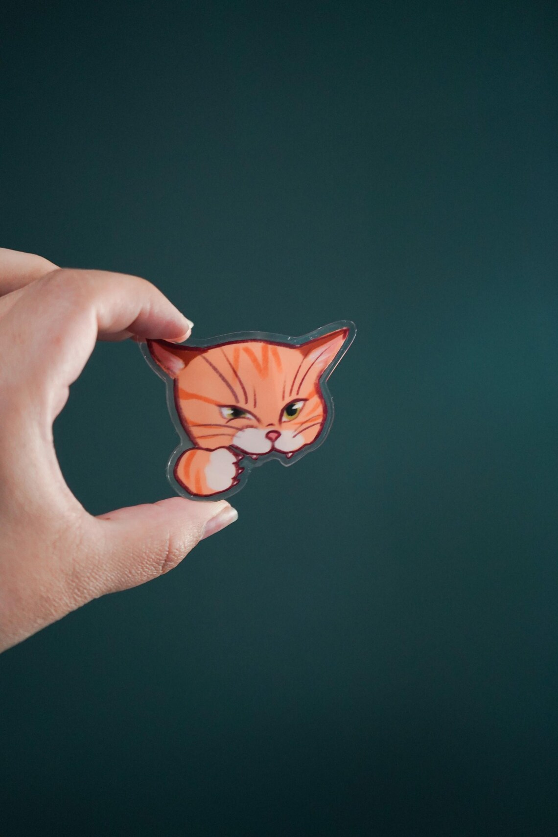 Biting Kitty Clips - Cat Journaling Clips - Cat Chip Clips - MAGNET ...