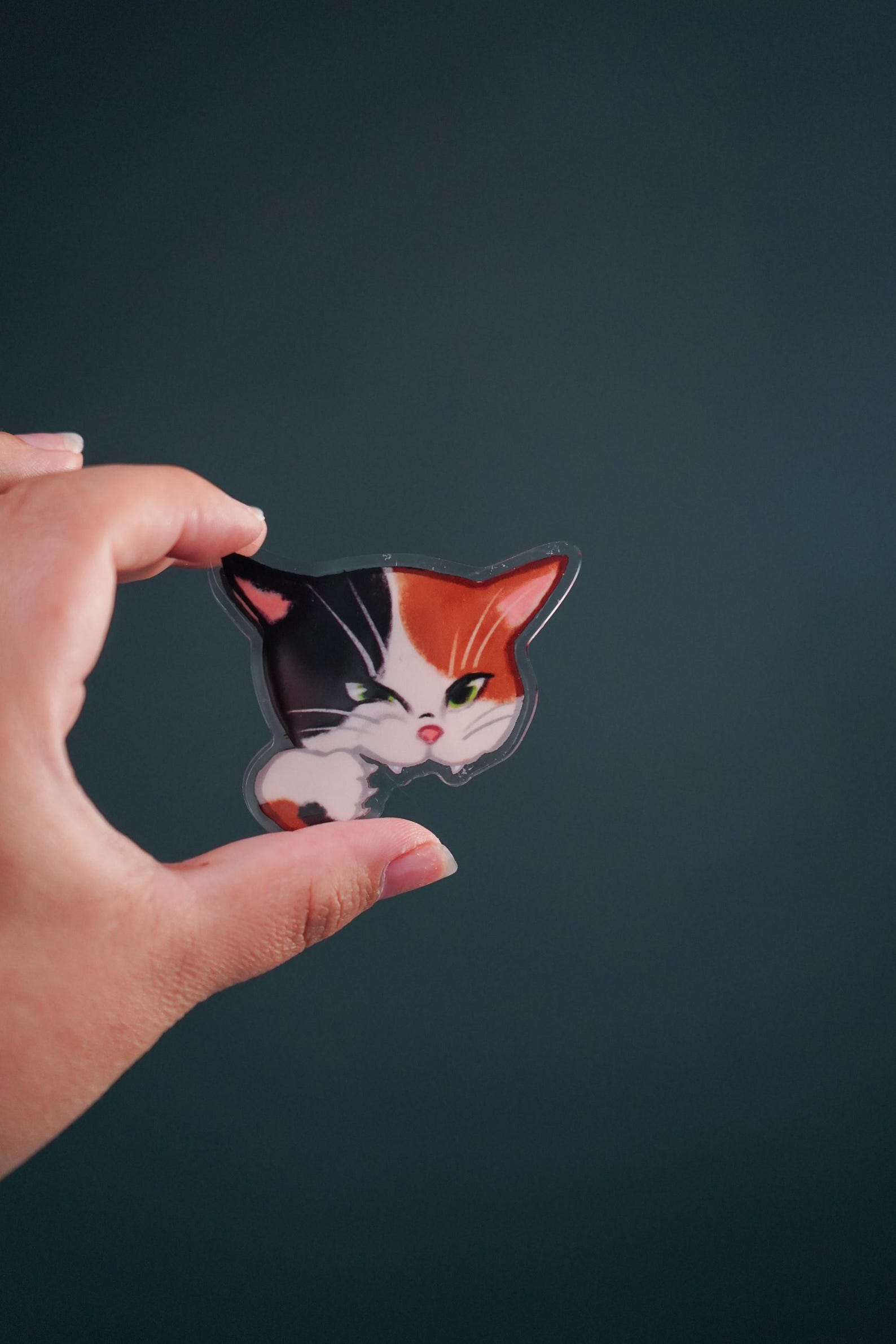 Biting Kitty Clips - Cat Journaling Clips - Cat Chip Clips - MAGNET ...