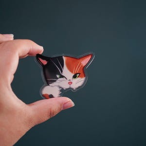 Biting Kitty Clips - Cat Journaling Clips - Cat Chip Clips - MAGNET ...