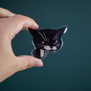 Biting Kitty Clips - Cat Journaling Clips - Cat Chip Clips - MAGNET ...