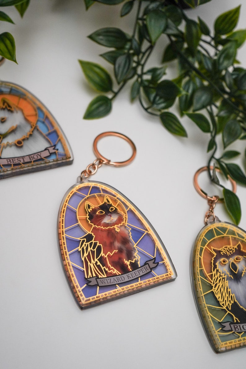 BG3 Animal Friends Keychain Set of 3 Scratch, Tara, Owlbear Cub 2.5 X 3 ...