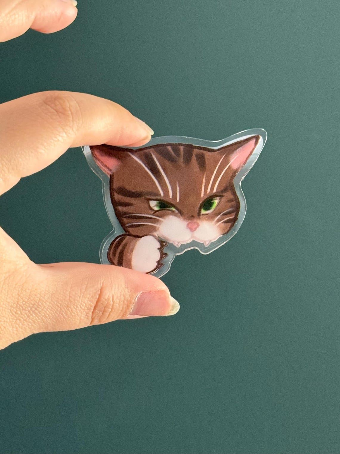 Biting Kitty Clips - Cat Journaling Clips - Cat Chip Clips - MAGNET ...