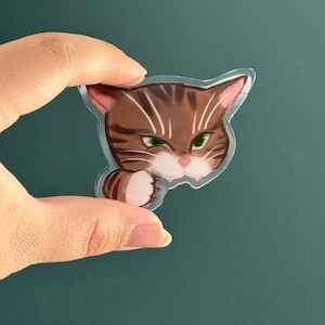 Biting Kitty Clips - Cat Journaling Clips - Cat Chip Clips - MAGNET ...