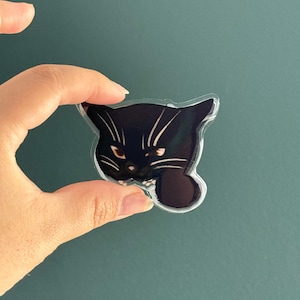Biting Kitty Clips - Cat Journaling Clips - Cat Chip Clips - MAGNET ...