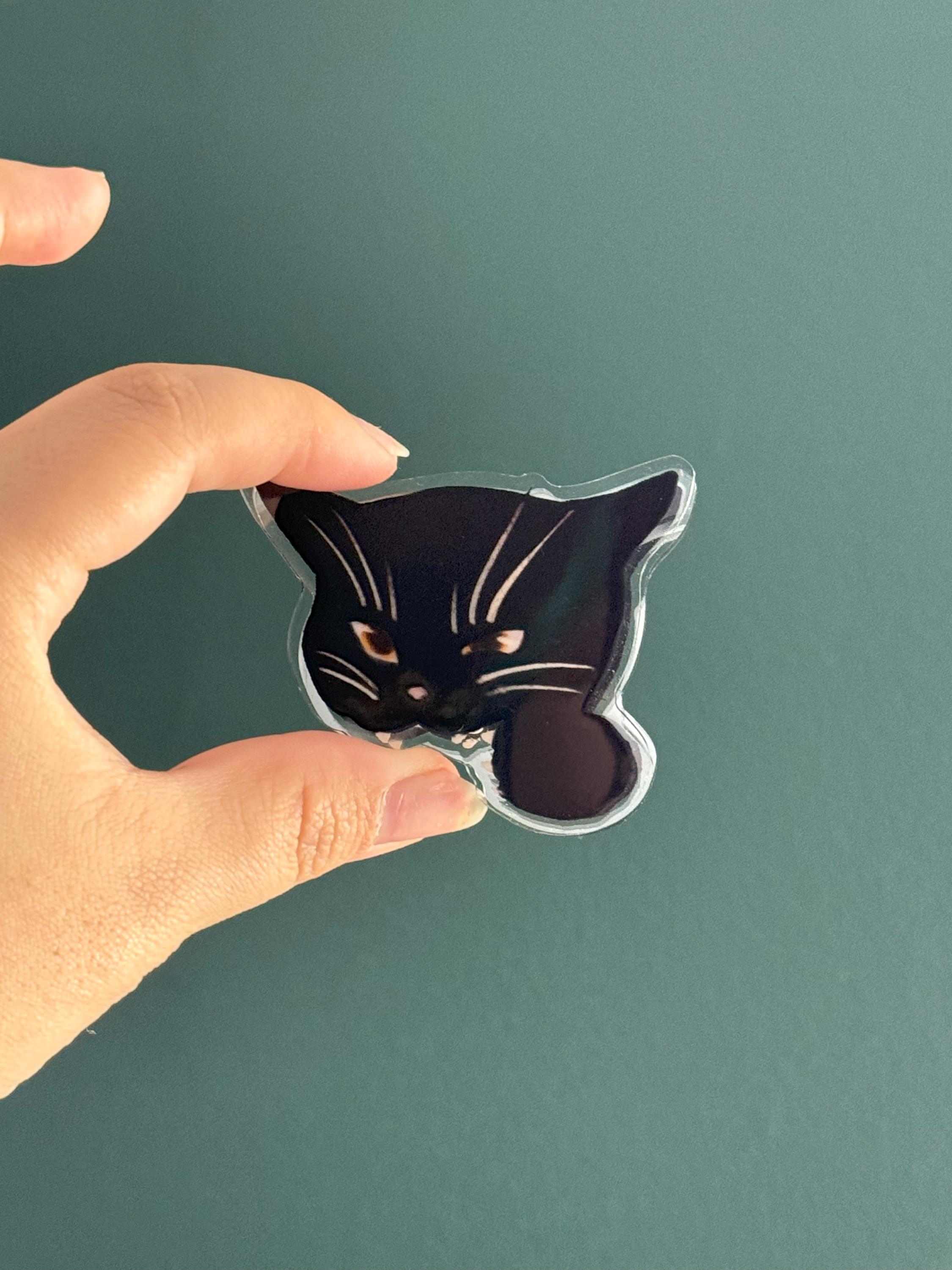 Biting Kitty Clips - Cat Journaling Clips - Cat Chip Clips - MAGNET ...