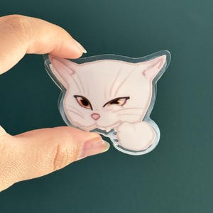 Biting Kitty Clips - Cat Journaling Clips - Cat Chip Clips - MAGNET ...