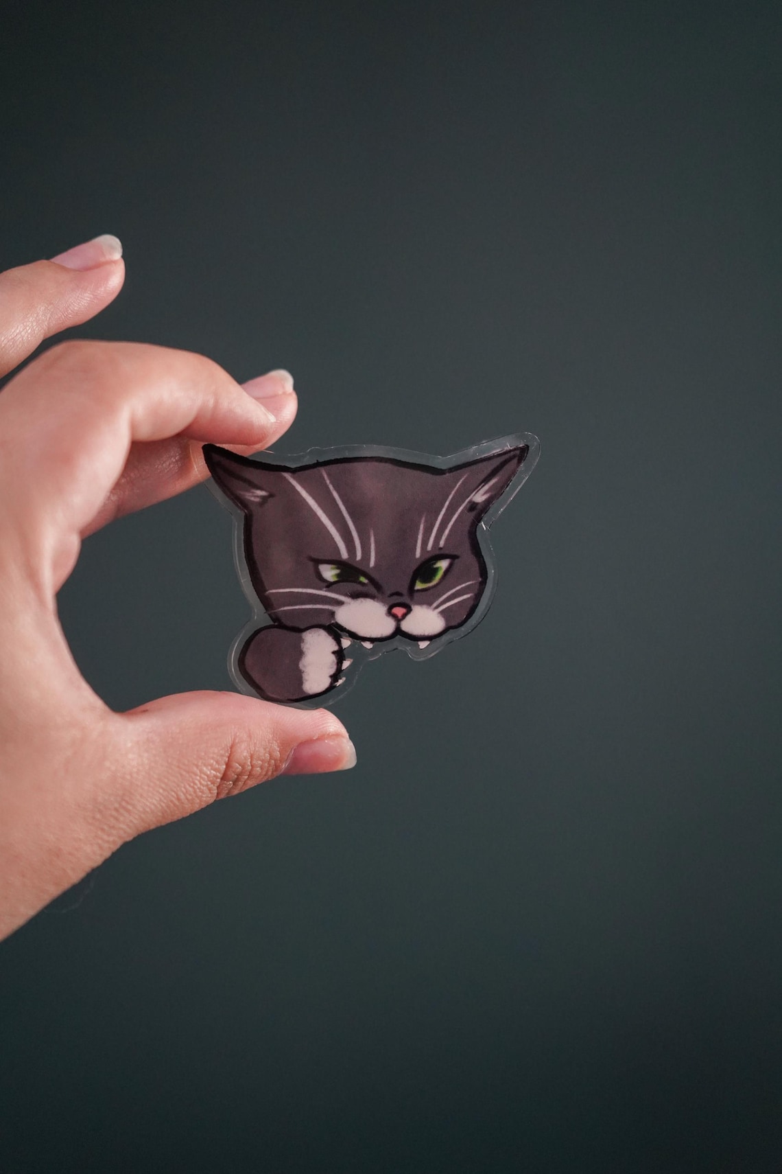 Biting Kitty Clips - Cat Journaling Clips - Cat Chip Clips - MAGNET ...