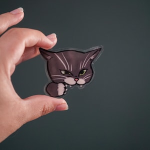 Biting Kitty Clips - Cat Journaling Clips - Cat Chip Clips - MAGNET ...