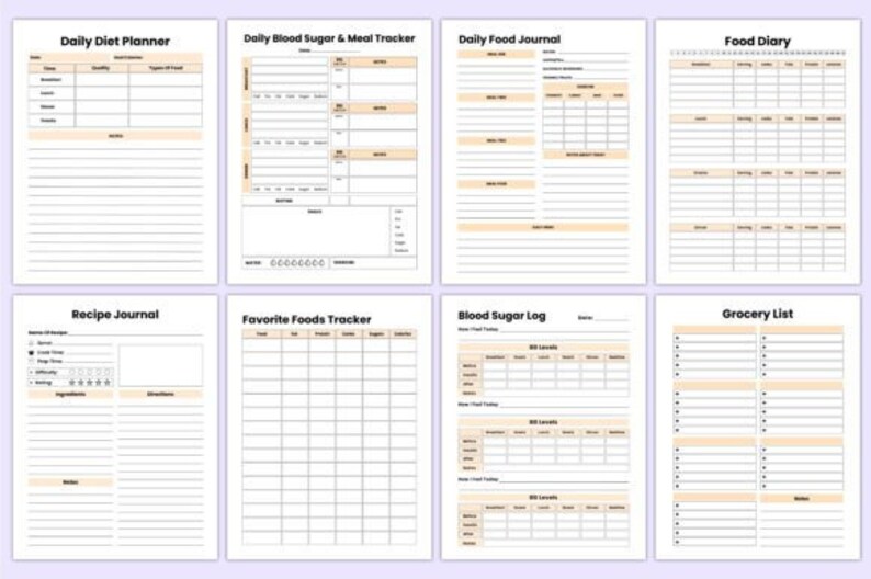 Digital Meal Planner | Organize Your Meals and Save Time | Printable ...