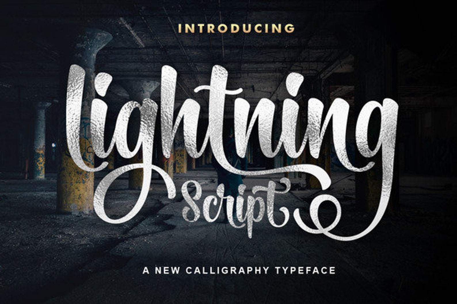 Lightning Font Font Inspired by Lightning Script Lightningtext Source ...