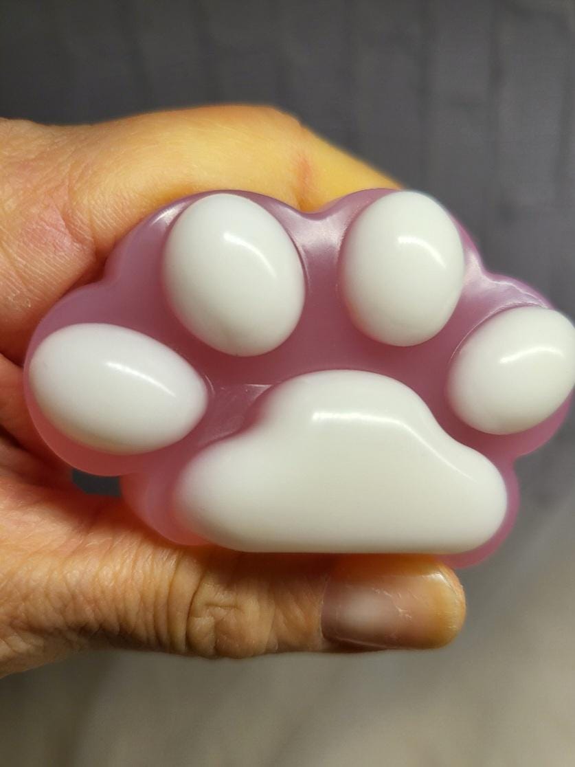 Adorable Large CAT PAW Squishy - Etsy