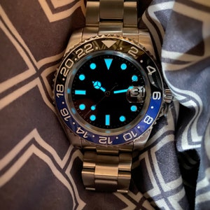 Batman Divemaster 40MM - Automatic NH35A Watch Sub Diver Custom Build ...
