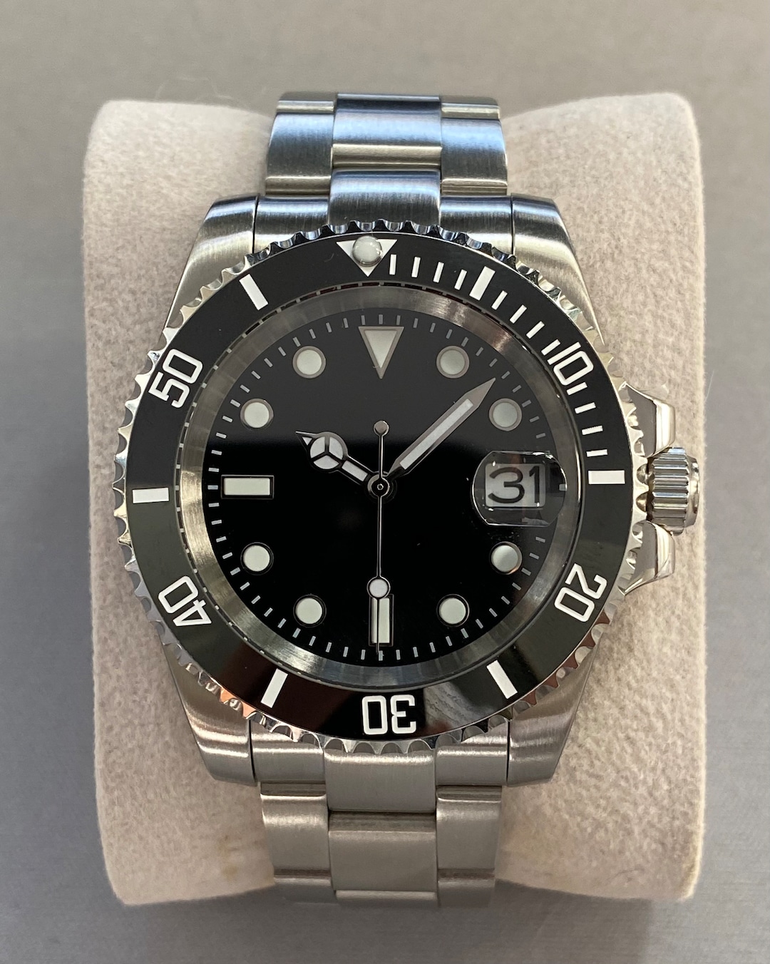 Divemaster 40mm Automatic Watch: Sapphire Crystal, Black Ceramic Bezel ...