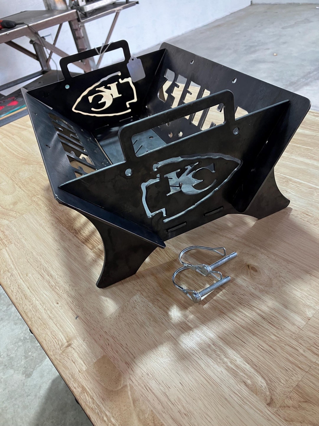 Chiefs Small FIRE PIT -collapsible - Etsy