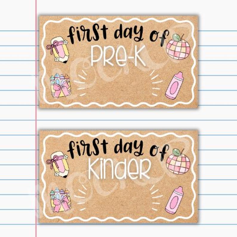 Painted Banner Template | First Day of School Banner | Back to School ...