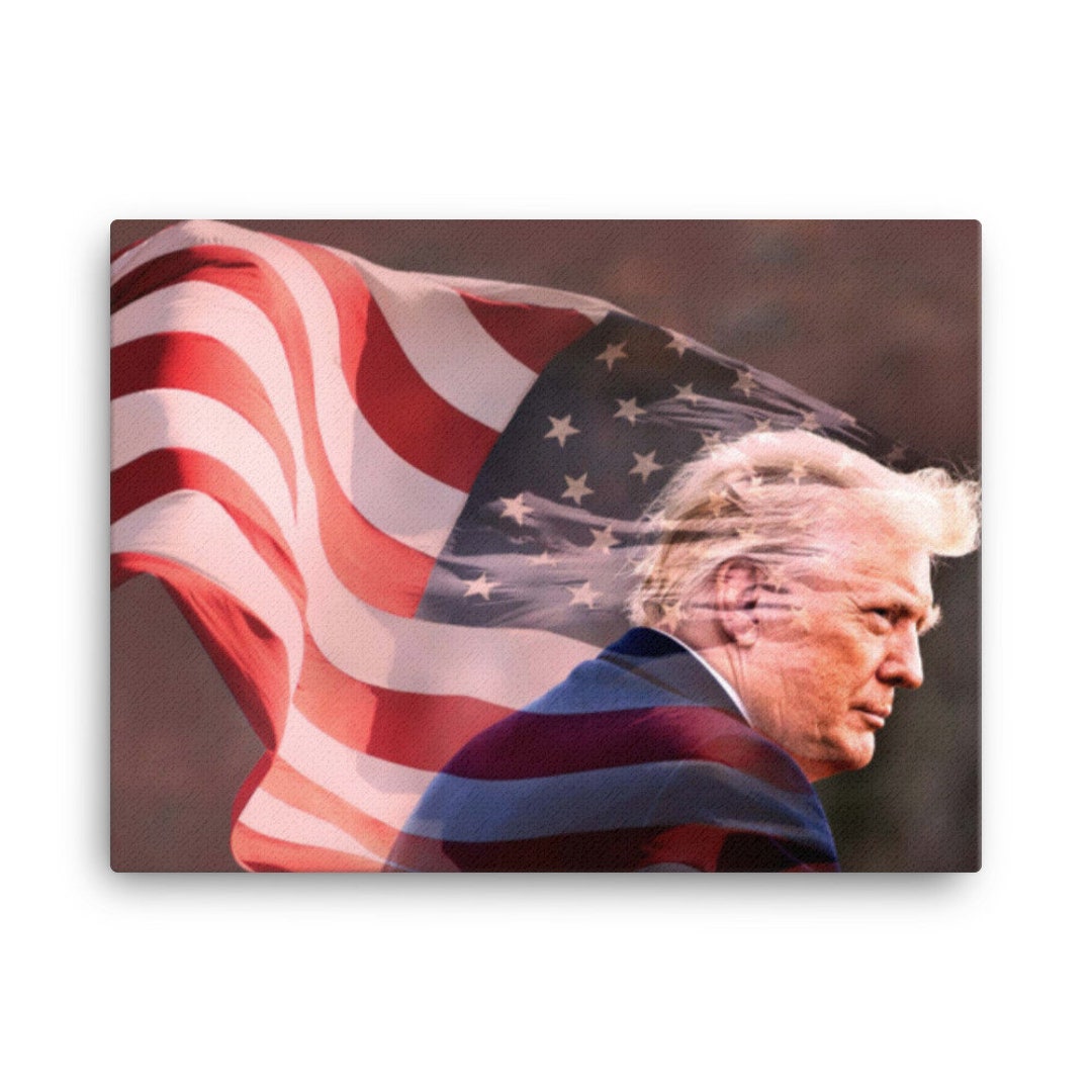 Donald Trump Victory 2024 I Stand With Trump Home Decor Wall Art, MAGA ...
