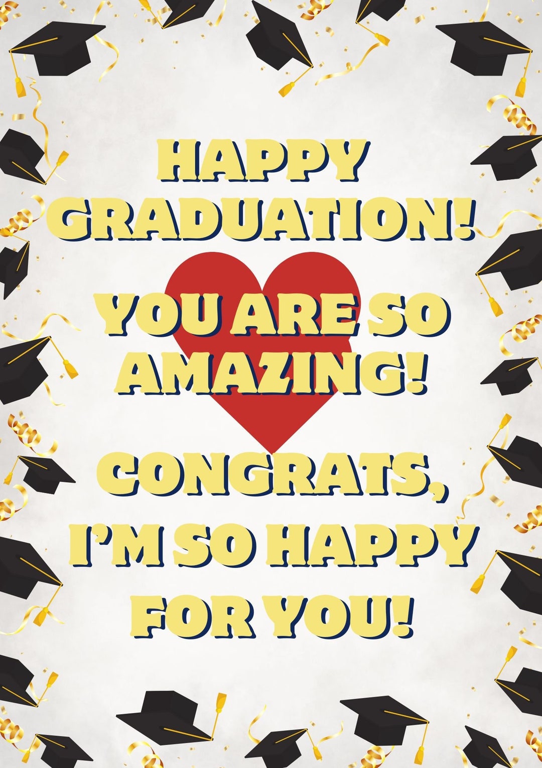 Happy Graduation Printable! - Etsy
