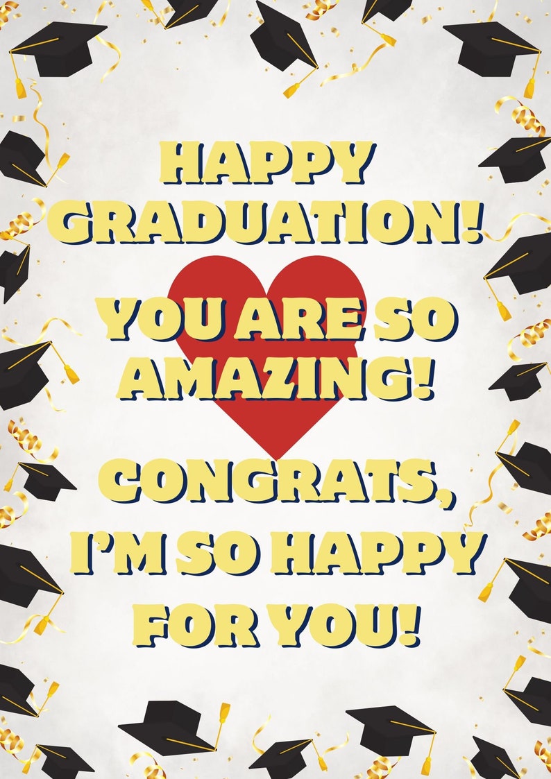 Happy Graduation Printable! - Etsy