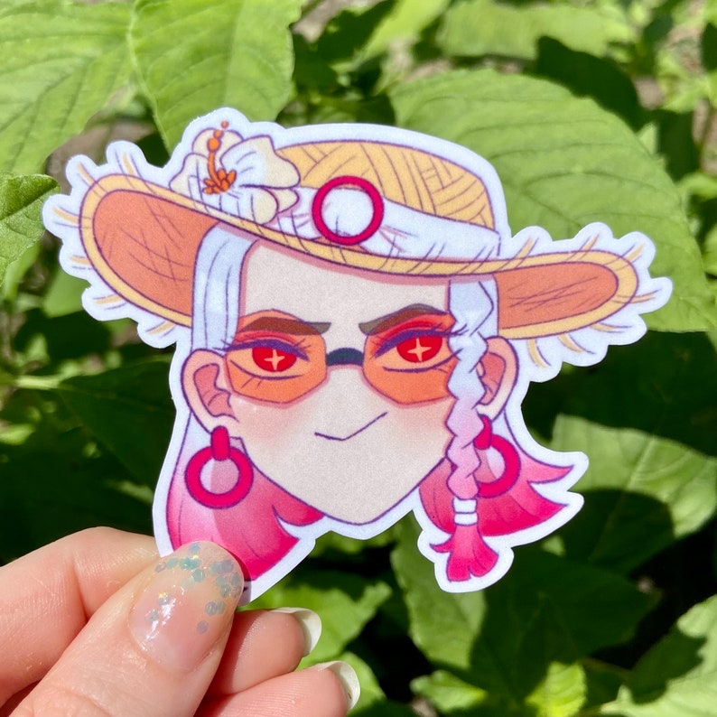 Ashe, Sombra, Widowmaker, D.VA Chibi Summer Skin Stickers | Overwatch ...