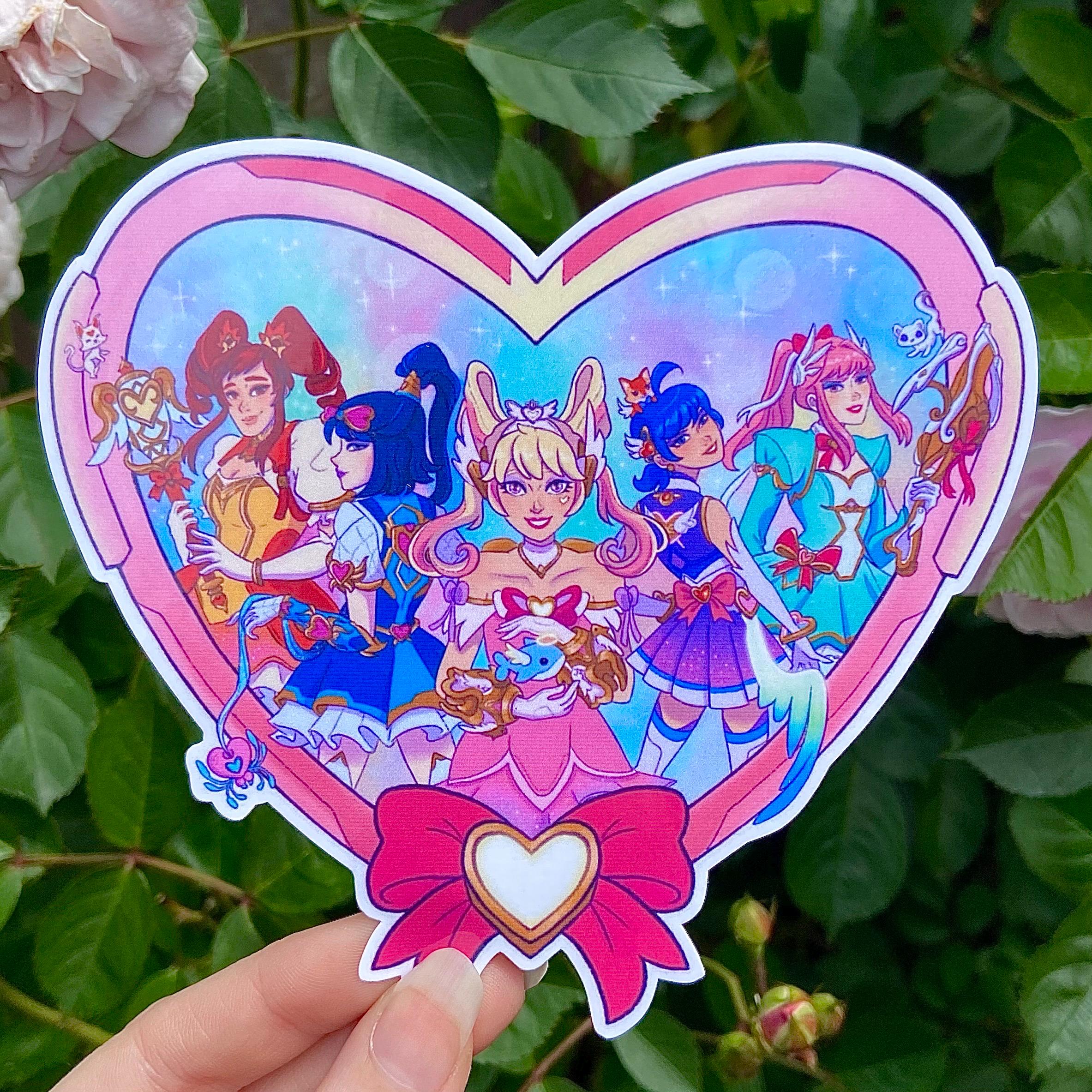 Dokiwatch Stickers! | Juno, Widow, Freja, Kiriko, Brigitte and D.va ...