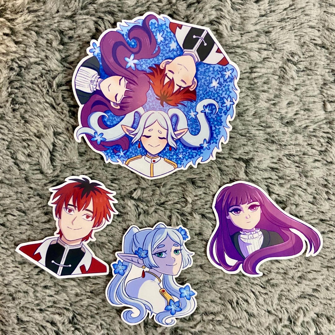 Frieren Stickers | Anime Stickers | Frieren | Fern | Stark - Etsy