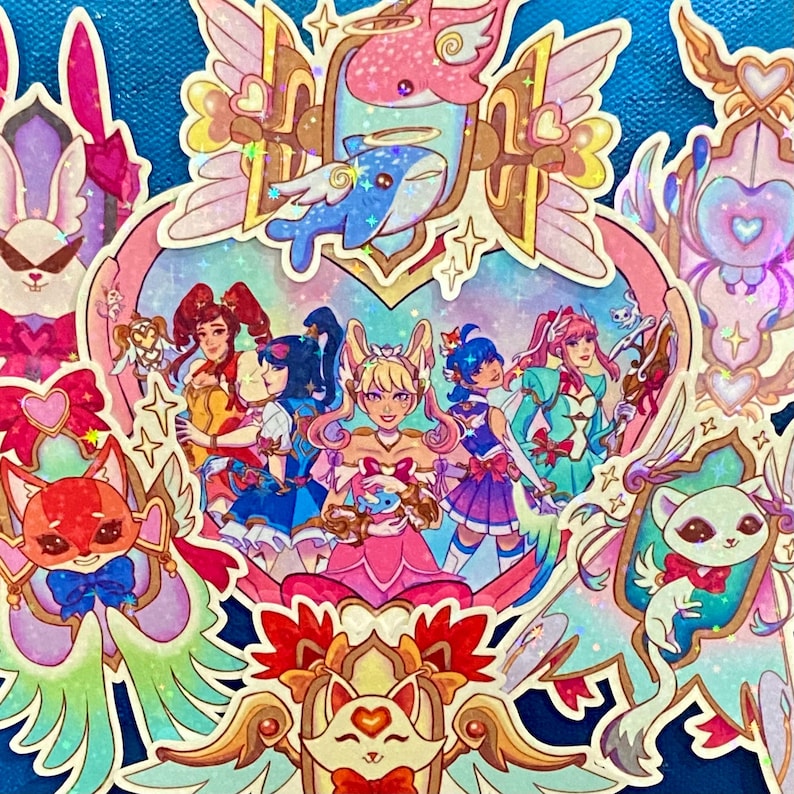 Dokiwatch Stickers! | Juno, Widow, Freja, Kiriko, Brigitte and D.va ...